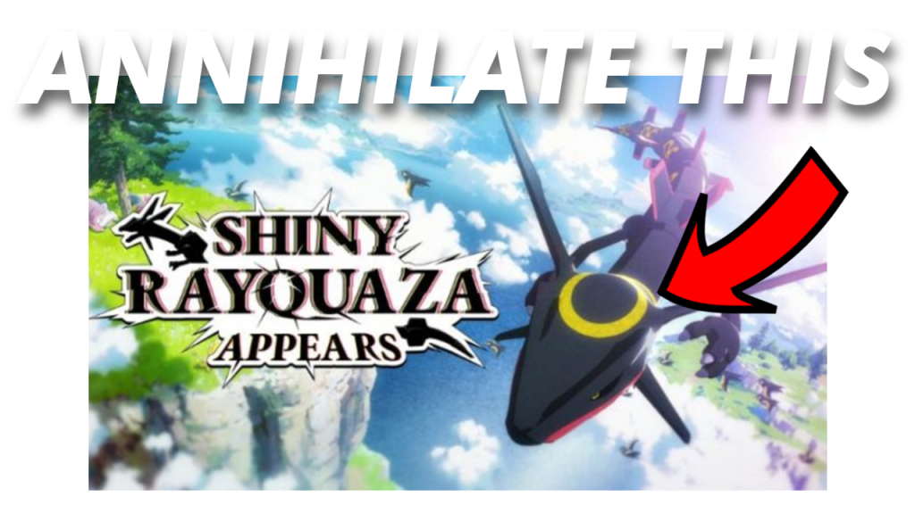 How to Easily Beat the “Shiny Rayquaza” Tera Raid Event in Pokemon ...