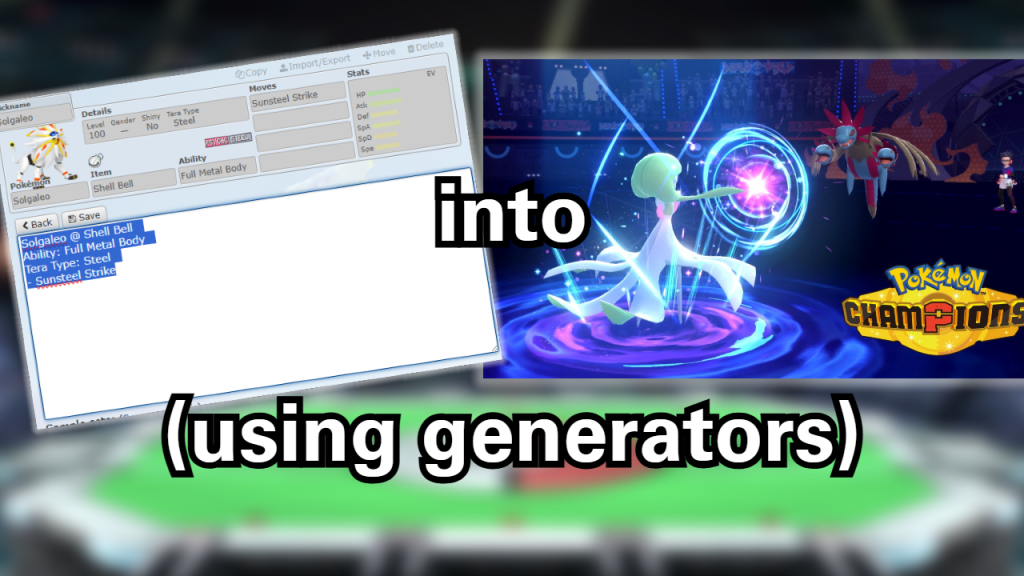 How to Generate Pokemon (To Use in Pokemon Champions) – Amiibo Doctor